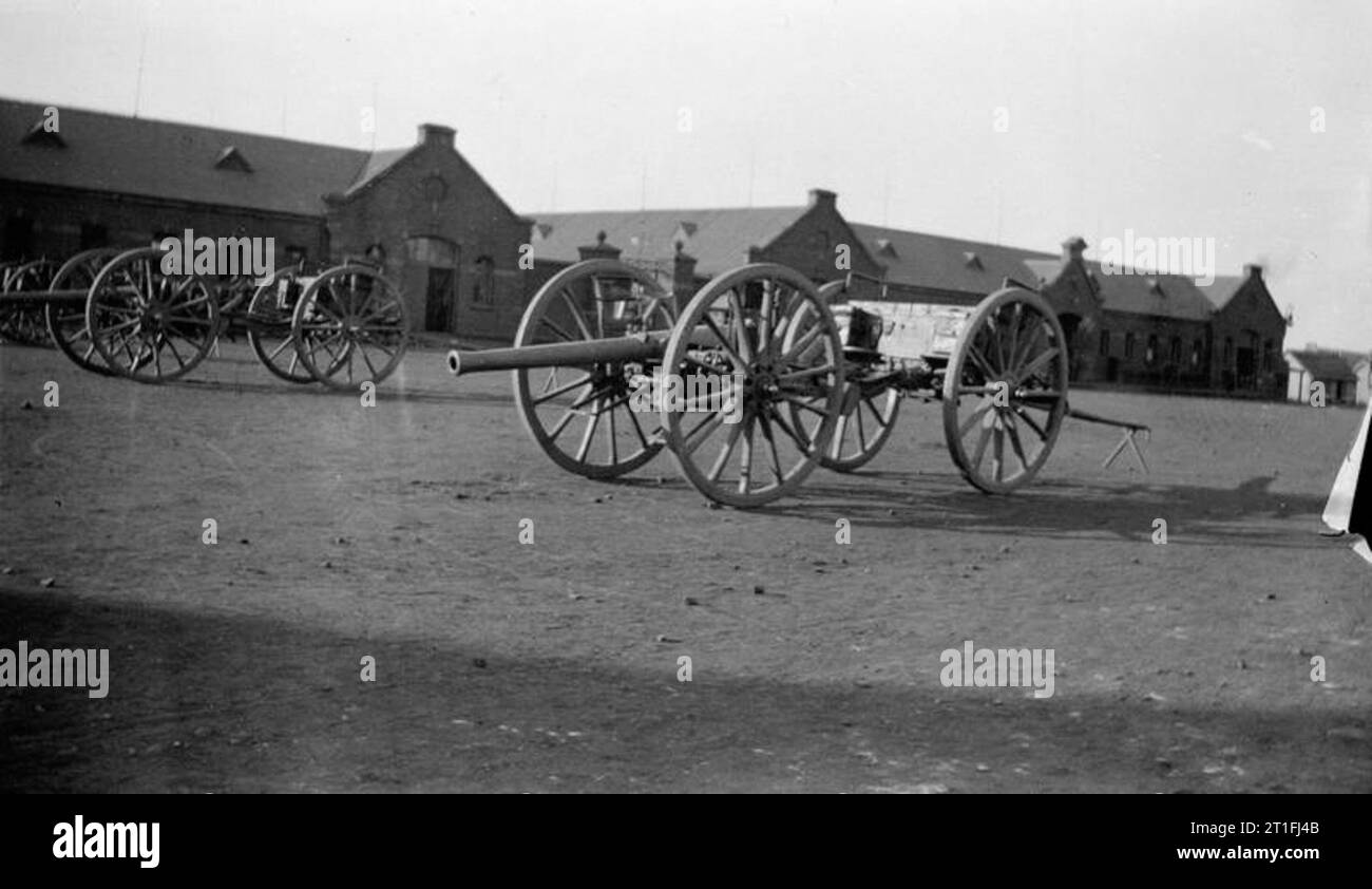 The British Army in Pre-1914 Period 12 pounder field gun of the 'B ...