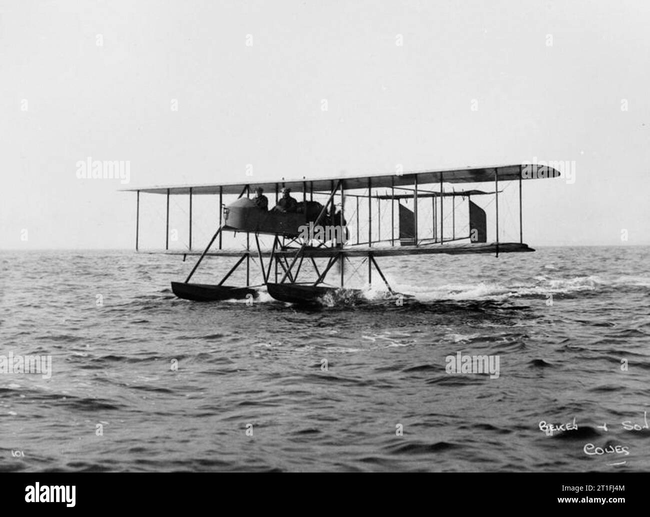 British Aircraft of the First World War Wight 1913 seaplane Stock Photo ...