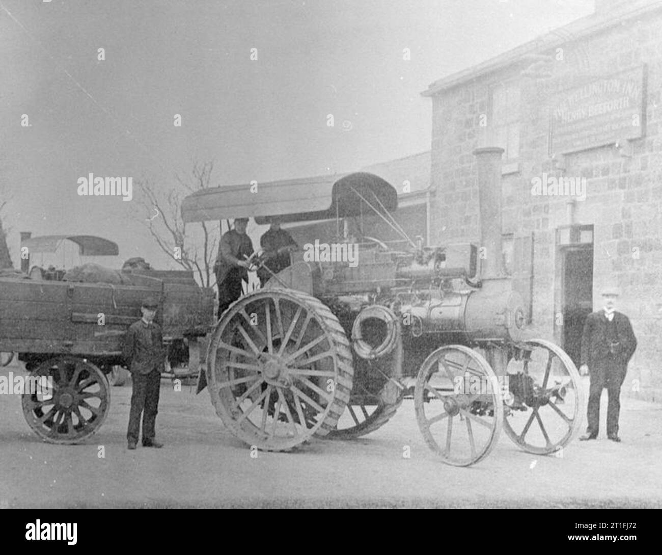 Fowler tractor Black and White Stock Photos & Images - Alamy