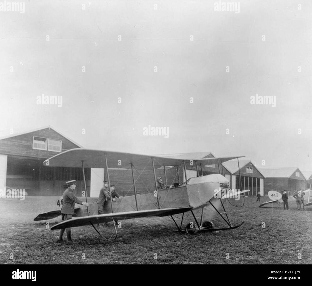 British Aviation Prior To the First World War AVRO 500 two seat tractor ...