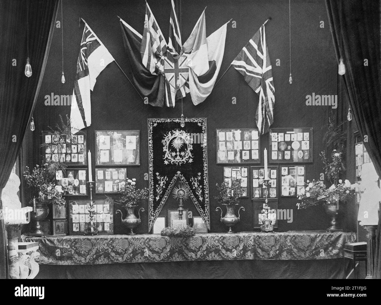 Women's War work Exhibition, Whitechapel, London, 1918. A general view ...