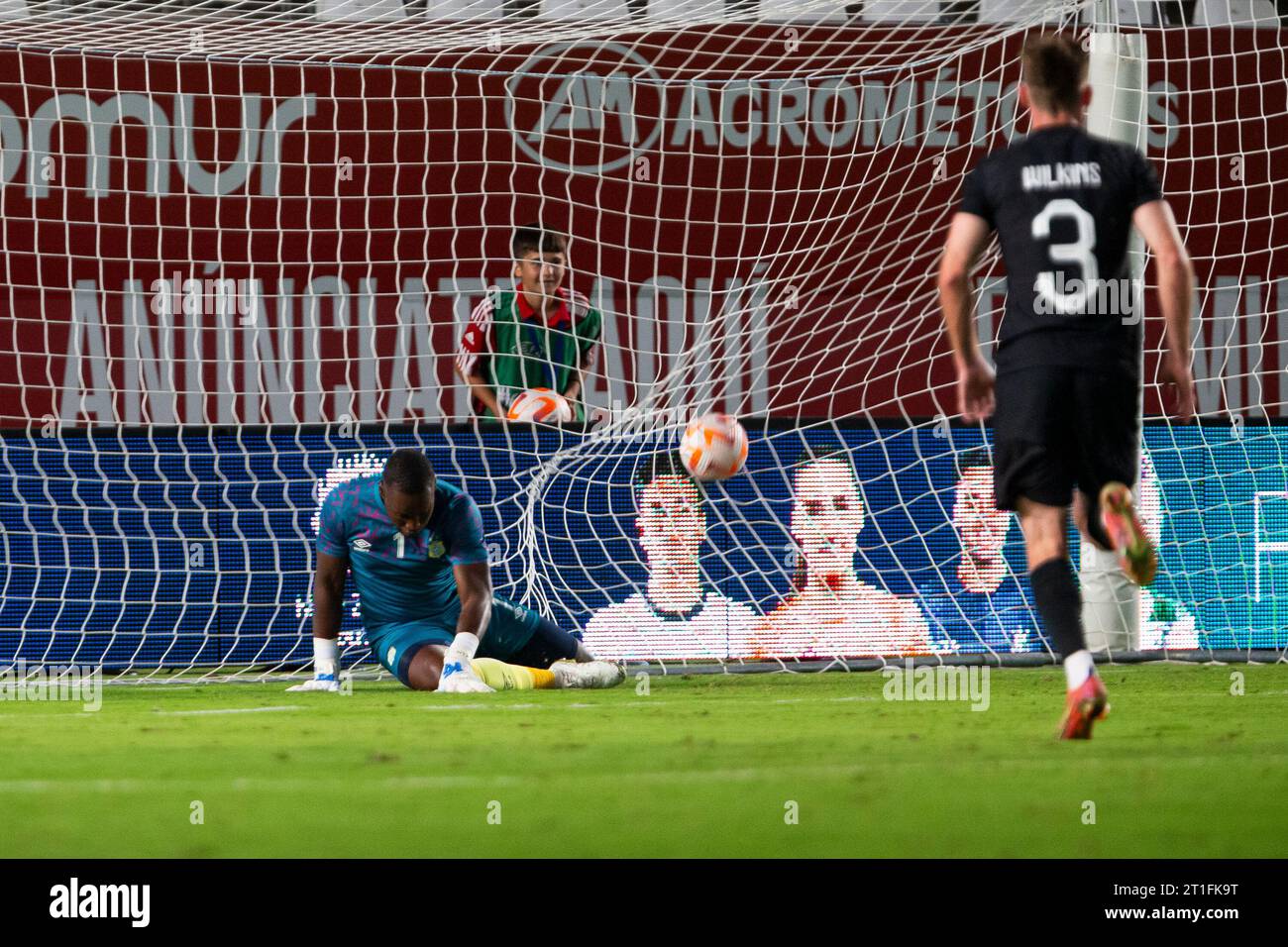 October 13, 2023 Murcia: LIONEL MPASI-NZAU GOALKEEPER OF DR CONGO ...