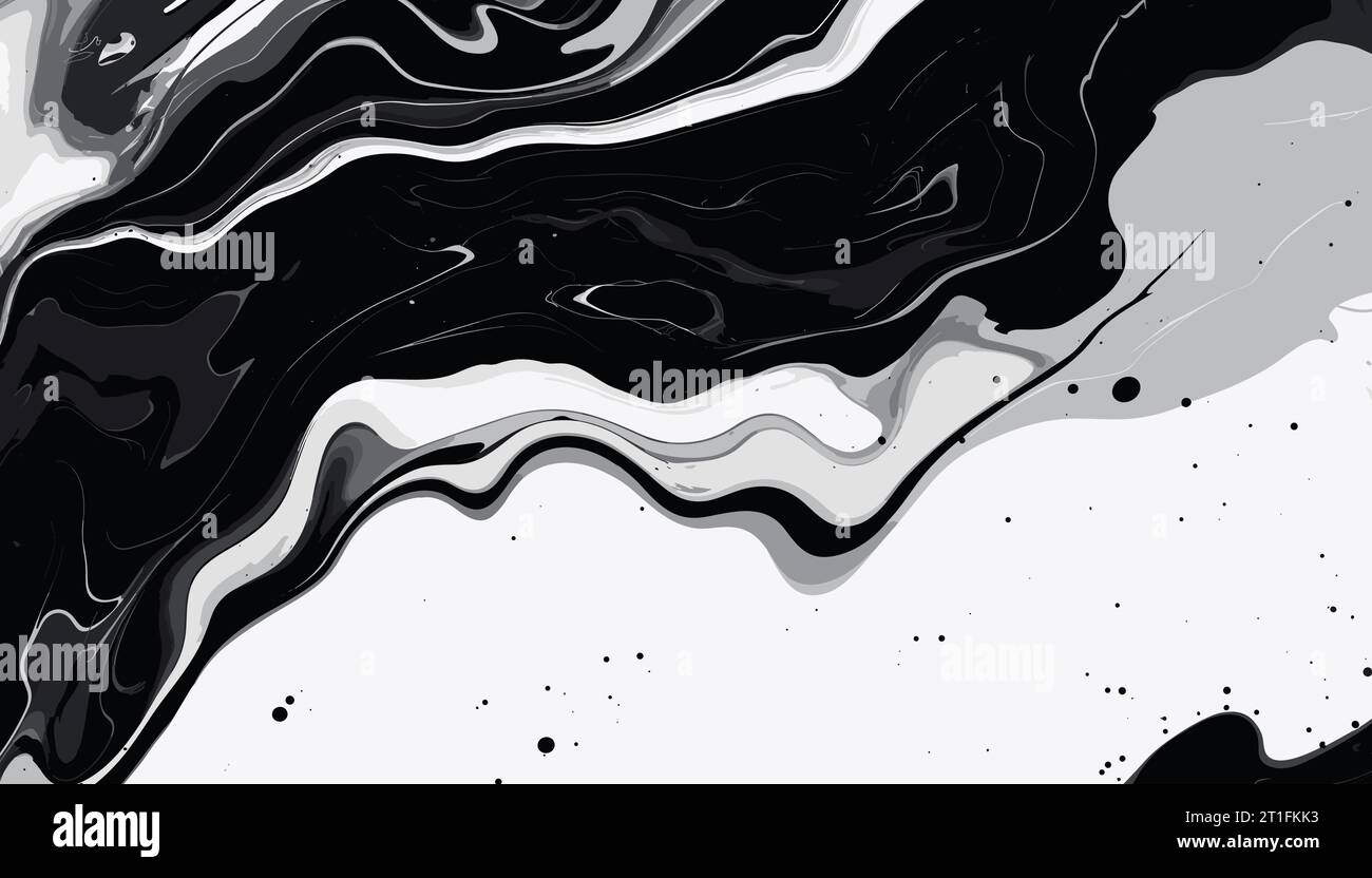 Abstract black marble texture, background pattern. Vector illustration ...