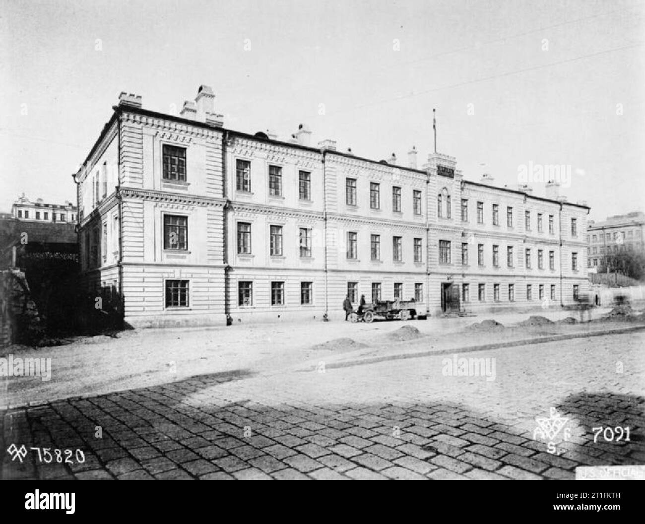 Siberia- Civil War and Western Intervention 1918-1920 The building occupied by the Allied ...