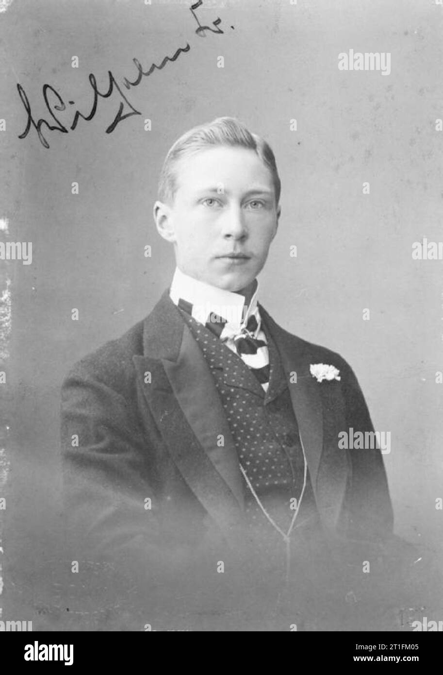 Germany Before the First World War 1890 - 1914 Autographed portrait of Kaiser Wilhelm II's ...