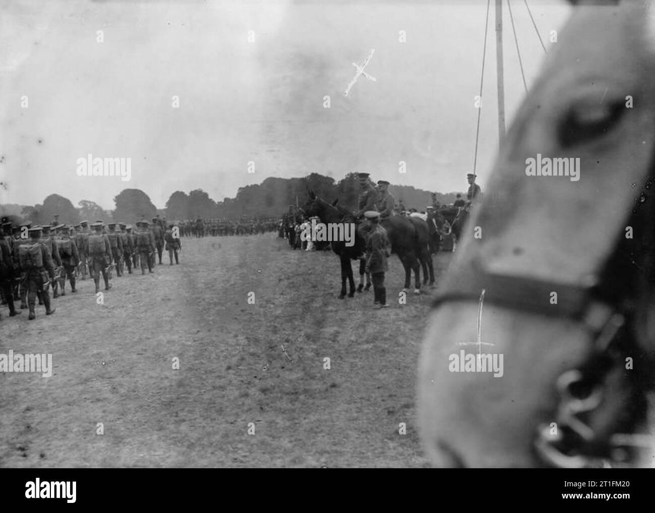 Guy Eric Collection Lord Kitchener reviewing the 10th Division ...