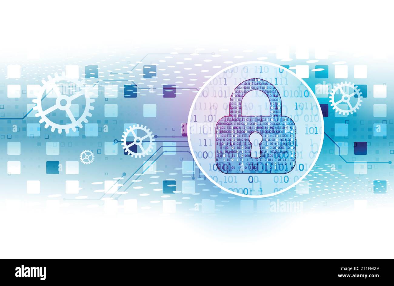 Protection concept. Protect mechanism, system privacy. Vector ...