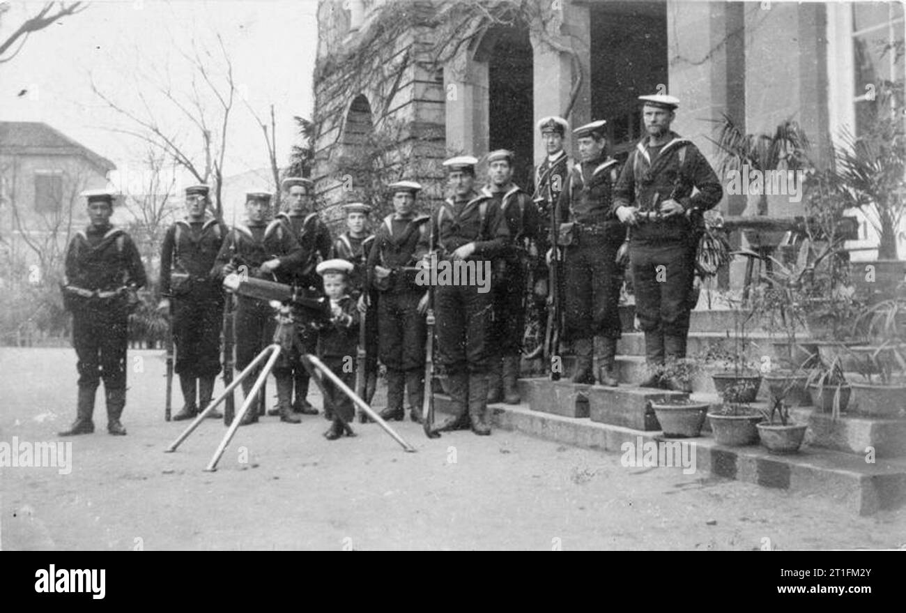 HMS Thistle, 1st Class Gunboat at the China Station 1910 - 1912 Armed ...