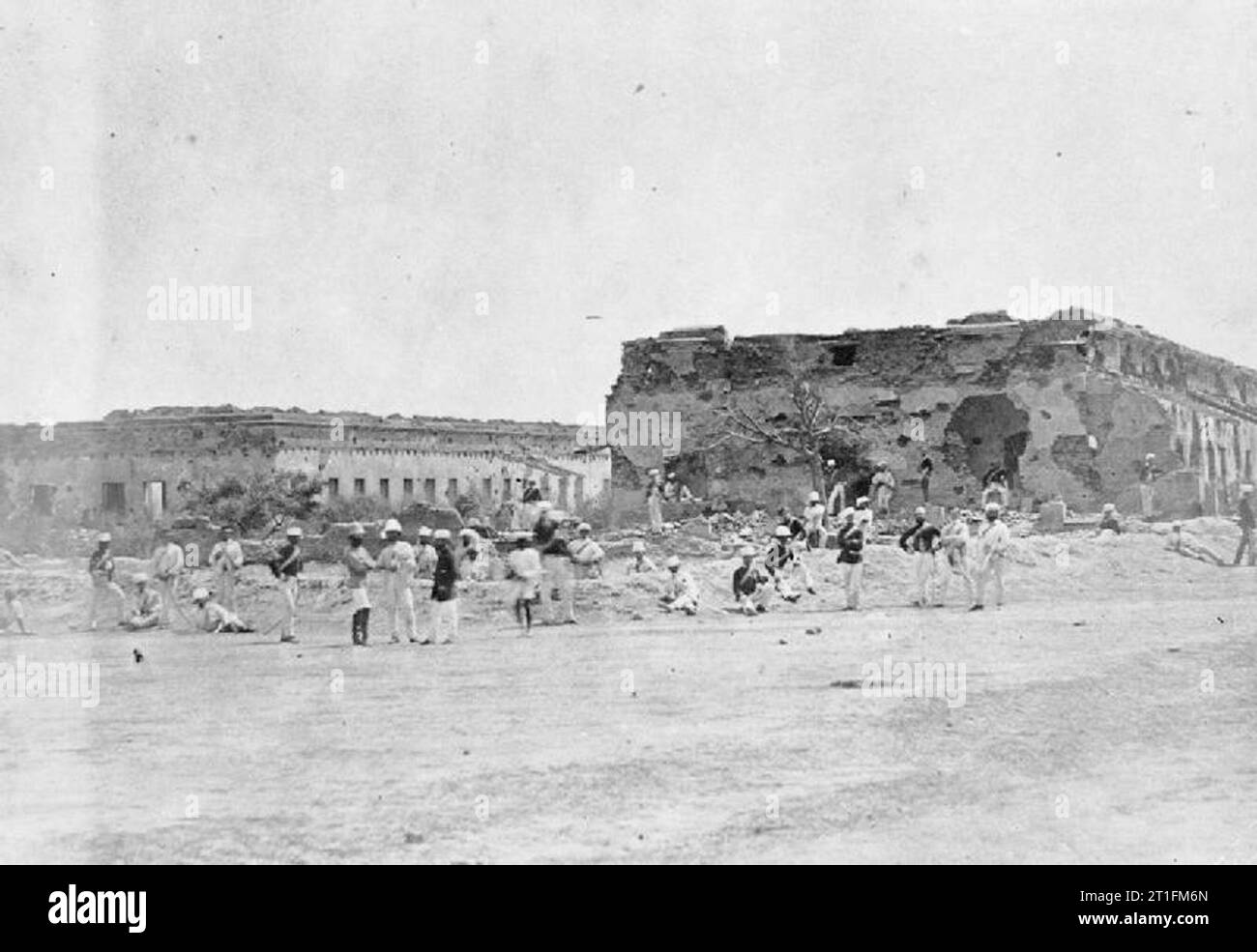 The Indian Mutiny 1857-1859 Aftermath of the Siege of Lucknow. The ...