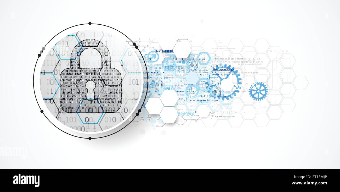 Protection mechanism, system privacy (GDPR). Vector illustration Stock ...