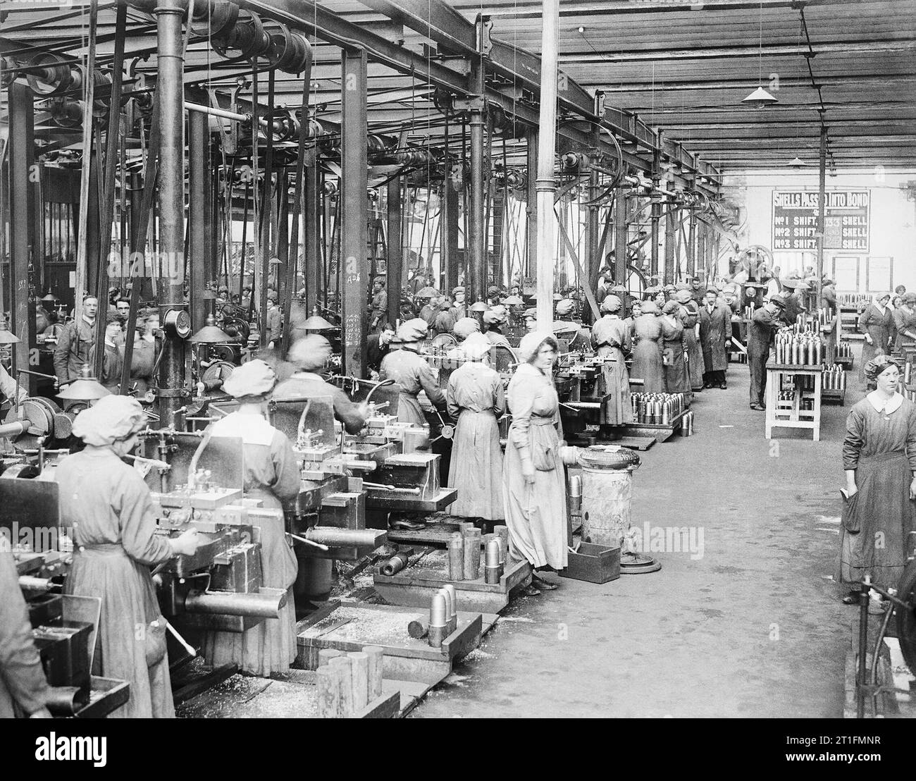 Industry during the First World War- Dublin Interior of the National ...