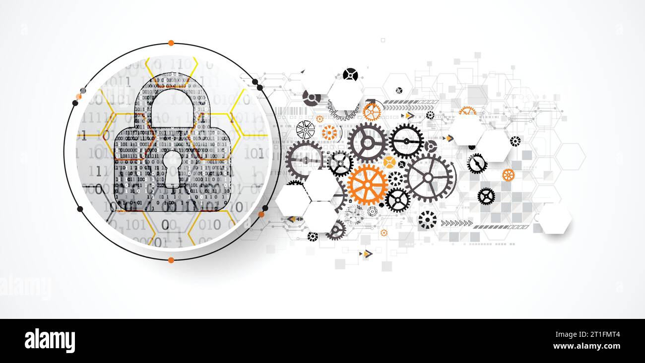 Protection mechanism, system privacy (GDPR). Vector illustration Stock ...