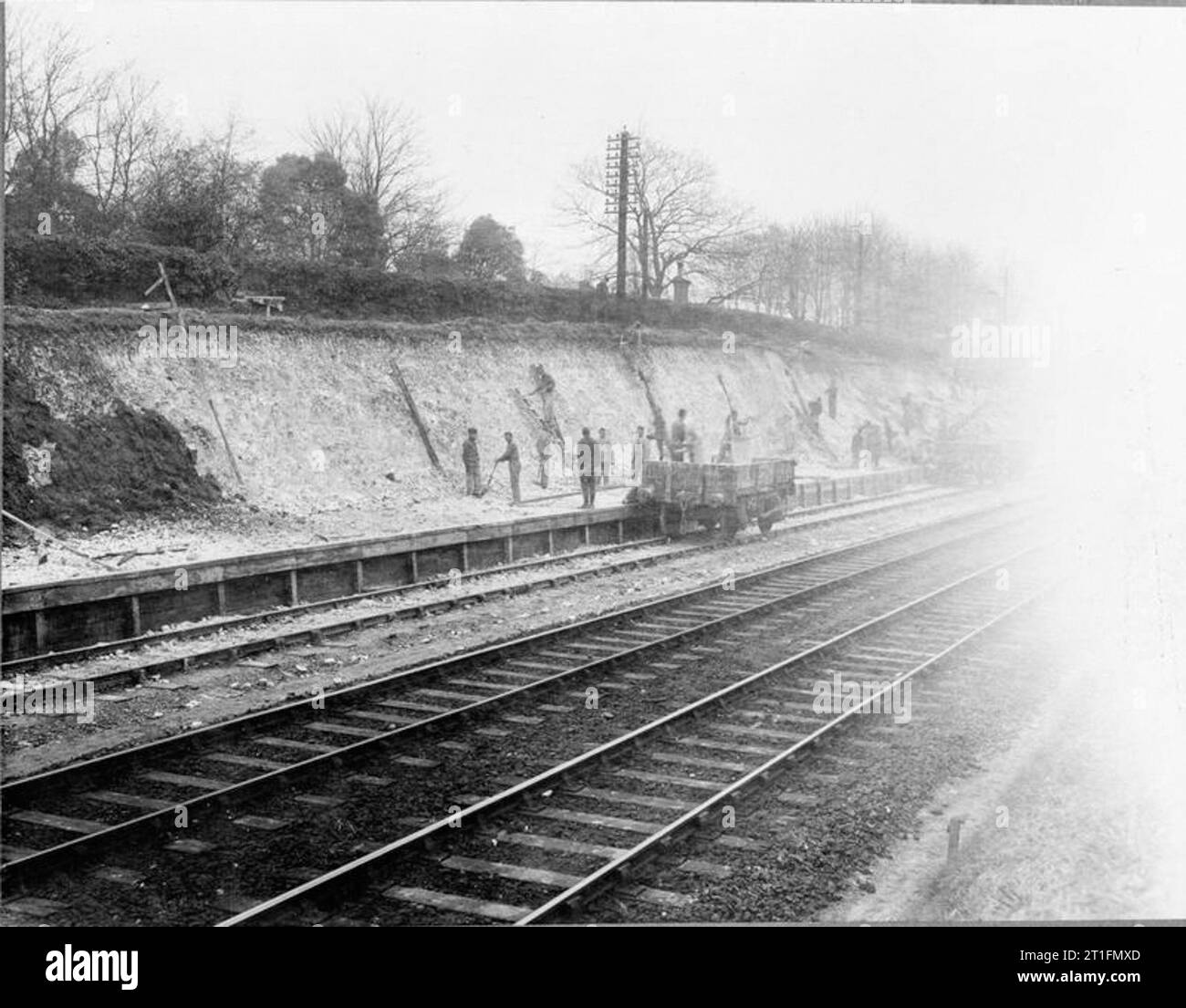 The United States Army in England, 1918 General view of men of the ...