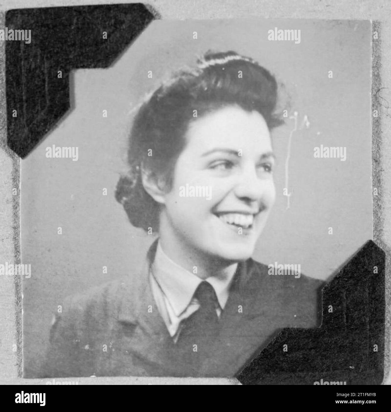 Portraits of Waaf Servicewomen Based at RAF Watnall, Headquarters of No ...