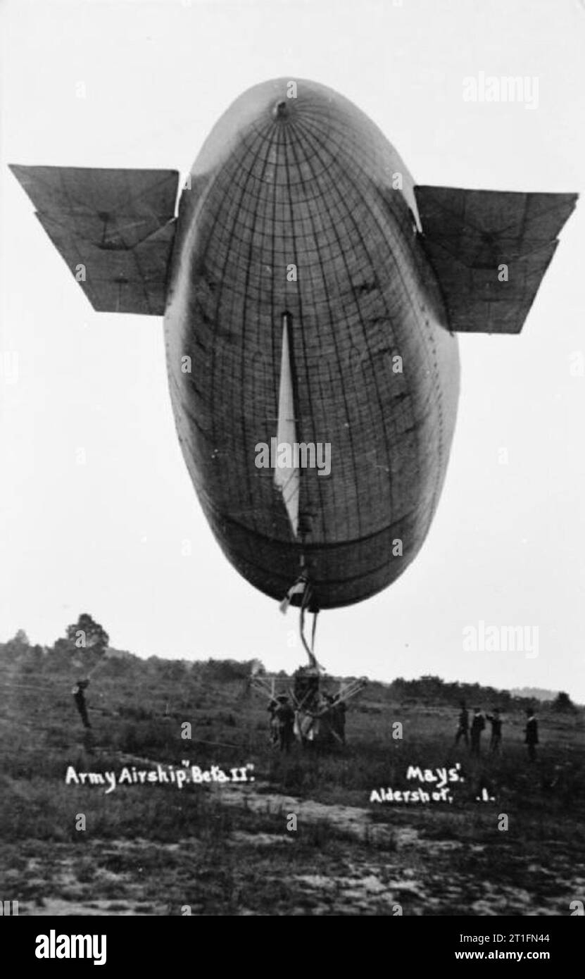 Aviation in Britain Before the First World War The army airship Beta II ...