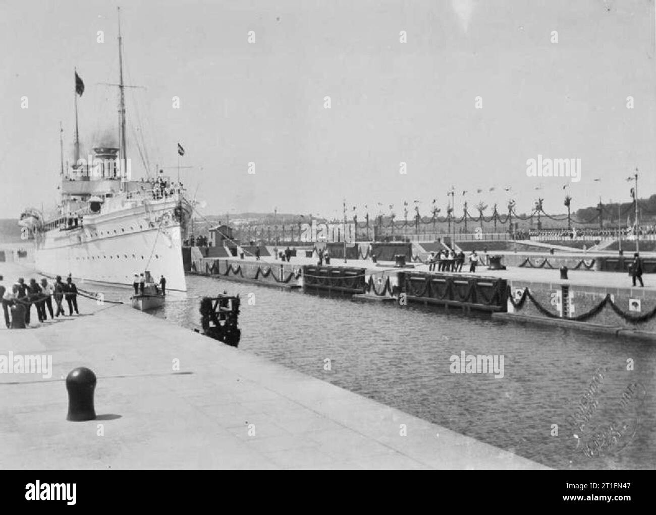 Germany 1890 - 1914 The Kaiser and other members of the German Royal Family pass through the ...