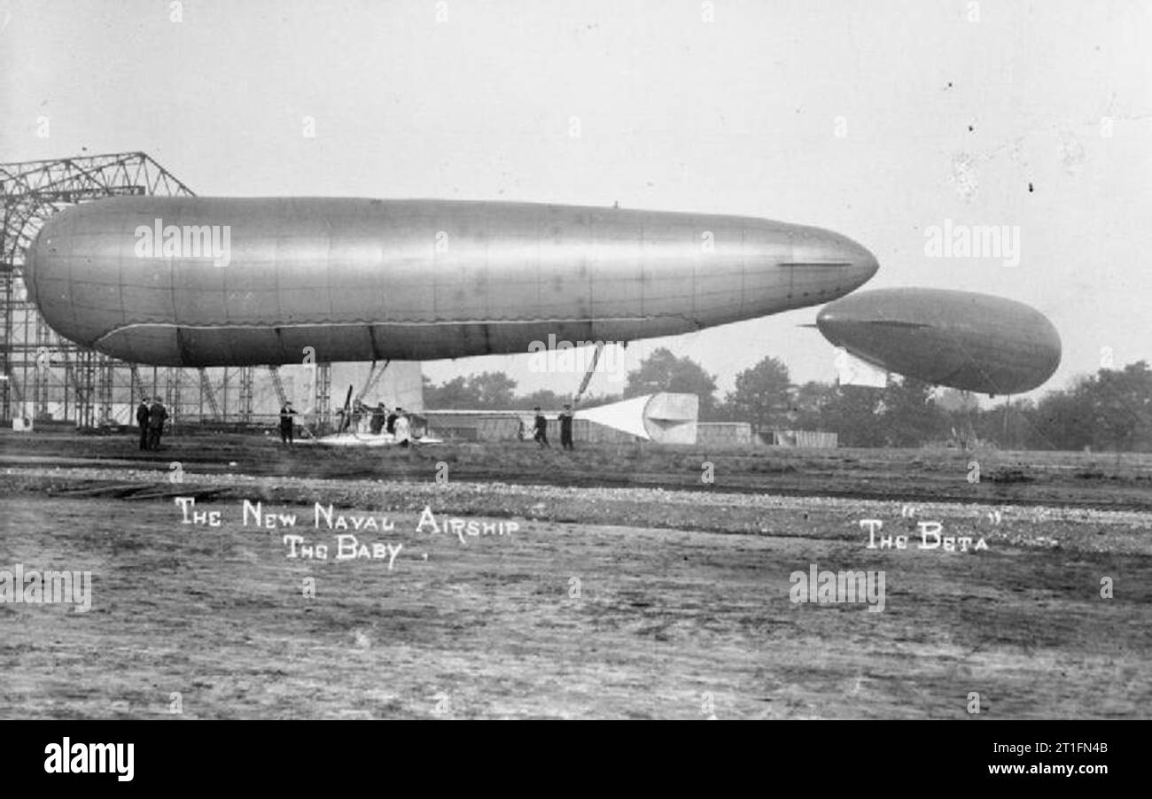 Aviation in Britain Before the First World War Two airships on the ...