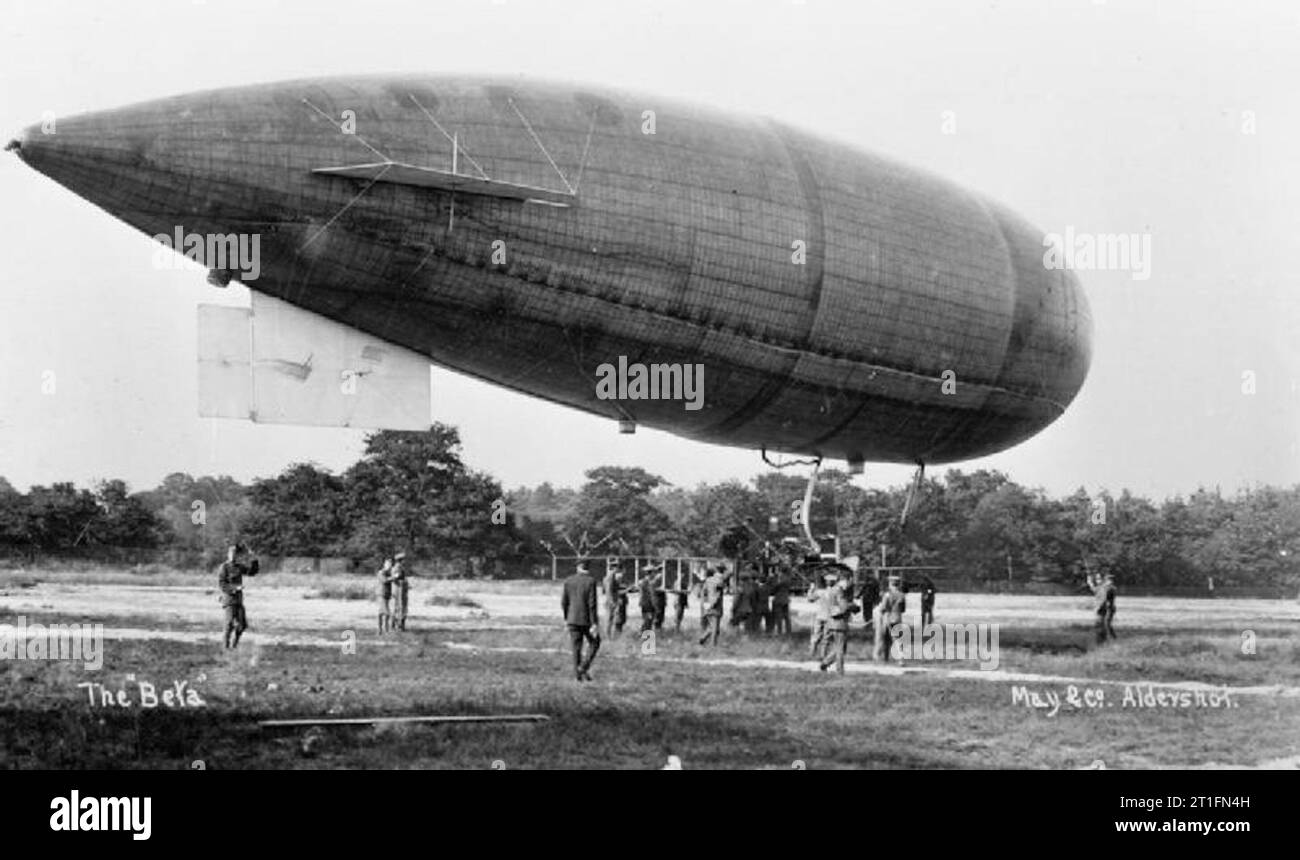 Aviation in Britain Before the First World War The army airship Beta on ...