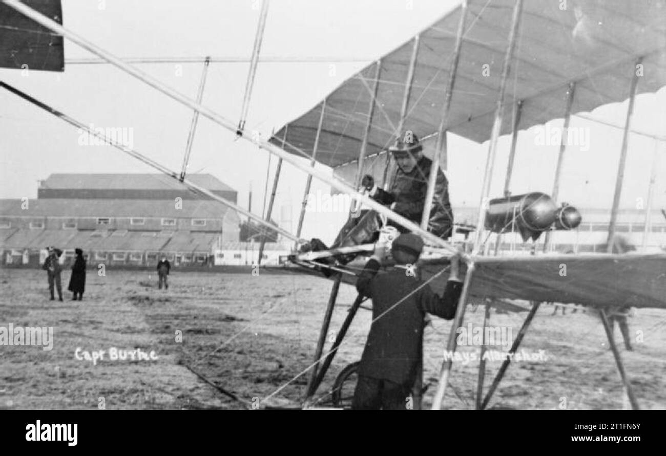 Aviation in Britain Before the First World War Captain C J Burke sat in ...