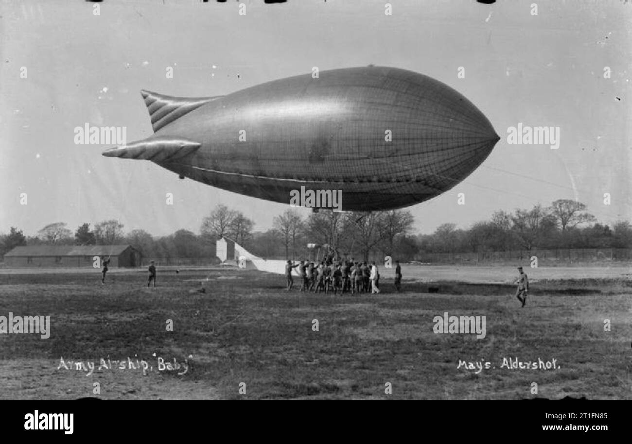 Aviation in Britain Before the First World War The Army Airship Baby ...
