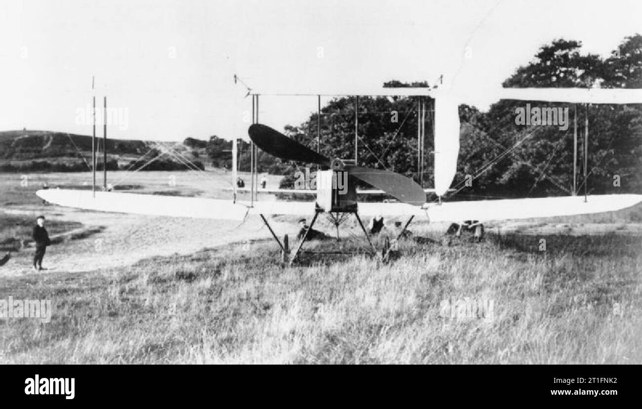 Aviation in Britain Before the First World War A rear view of an SE 1 ...