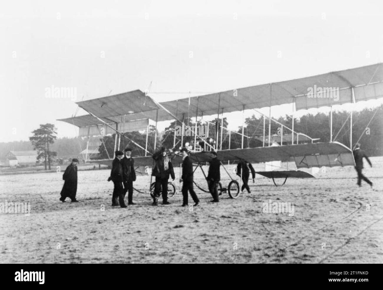 Aviation in Britain Before the First World War A Maurice Farman biplane ...
