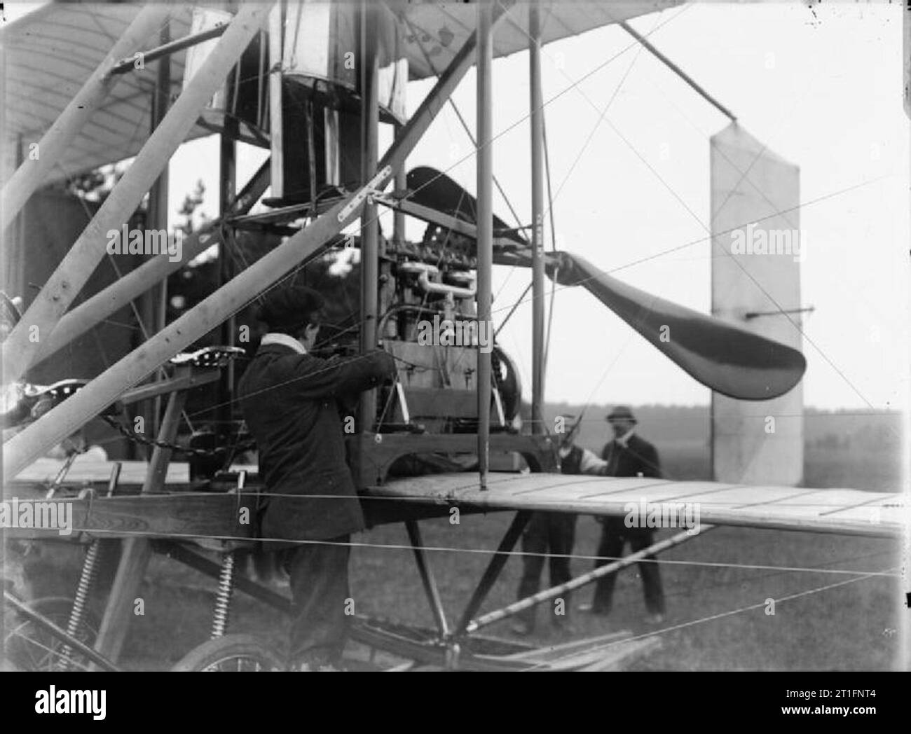 Aviation in Britain Before the First World War A medium close up of the ...