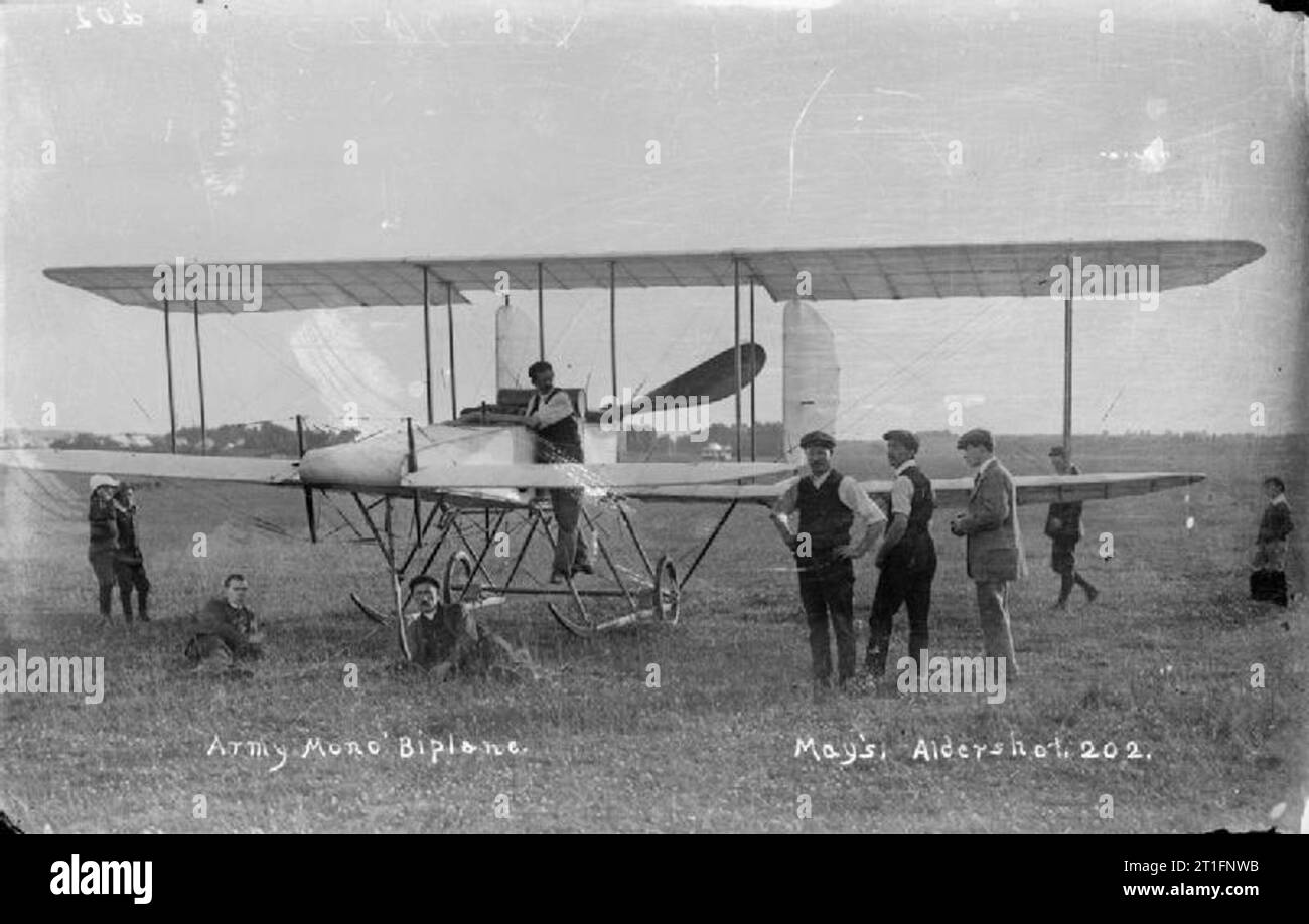 Aviation in Britain Before the First World War An SE 1 army aircraft on ...