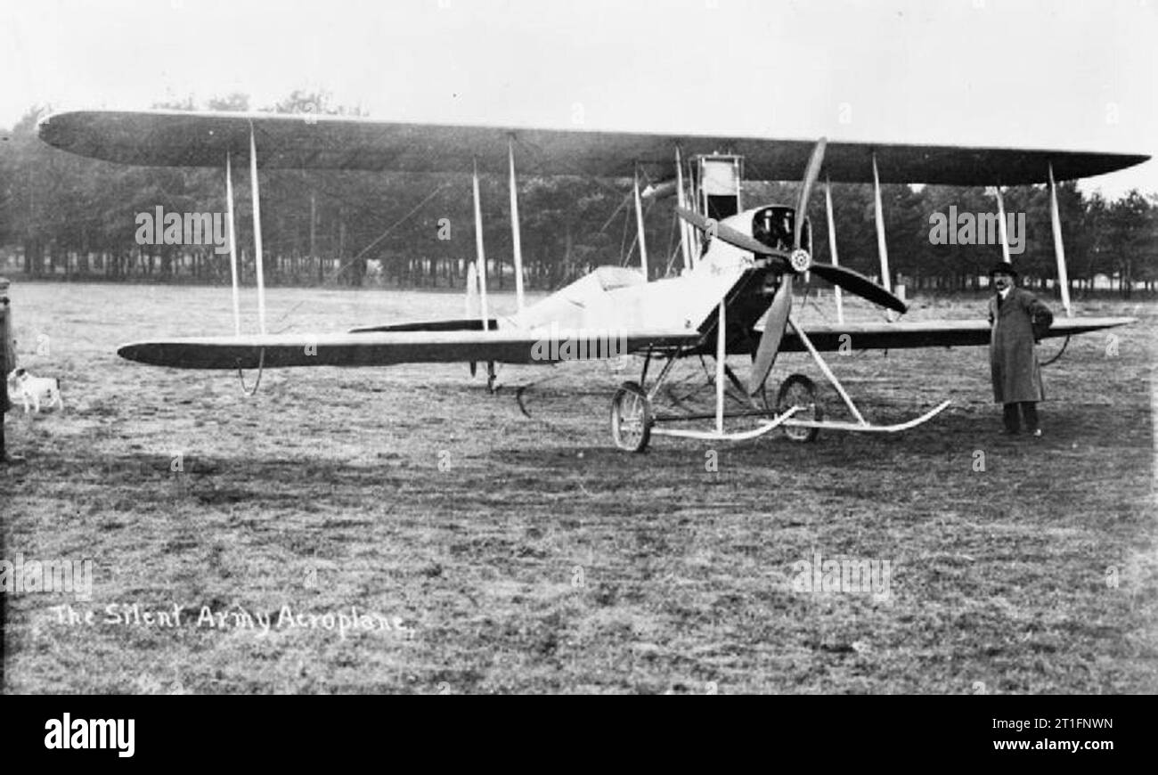 Aviation in Britain Before the First World War A BE 1 biplane on the ...