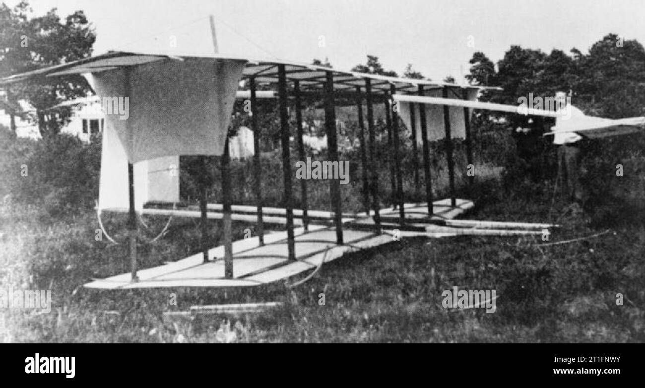 Aviation in Britain Before the First World War A Clarke glider upside ...