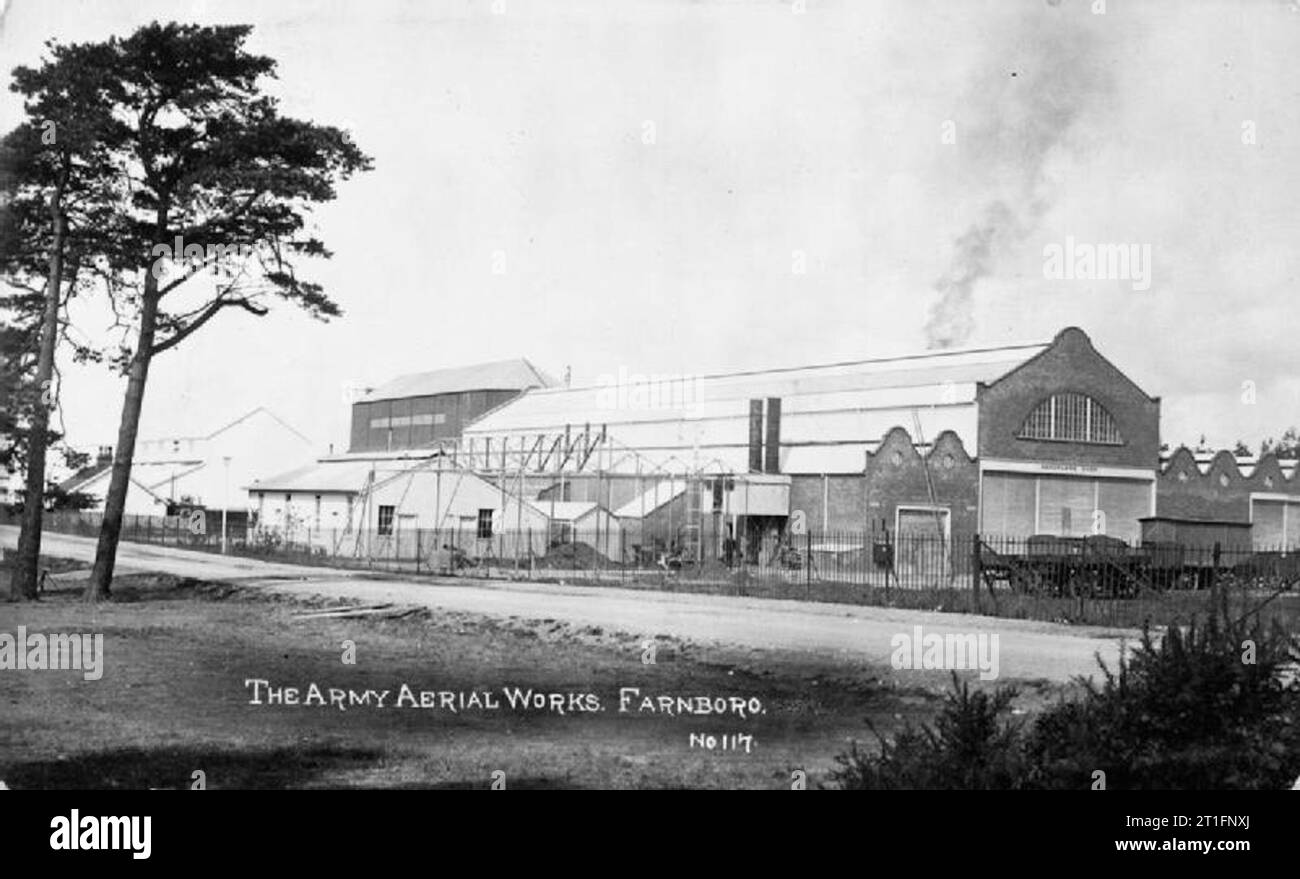 Aviation in Britain Before the First World War The army aerial works ...