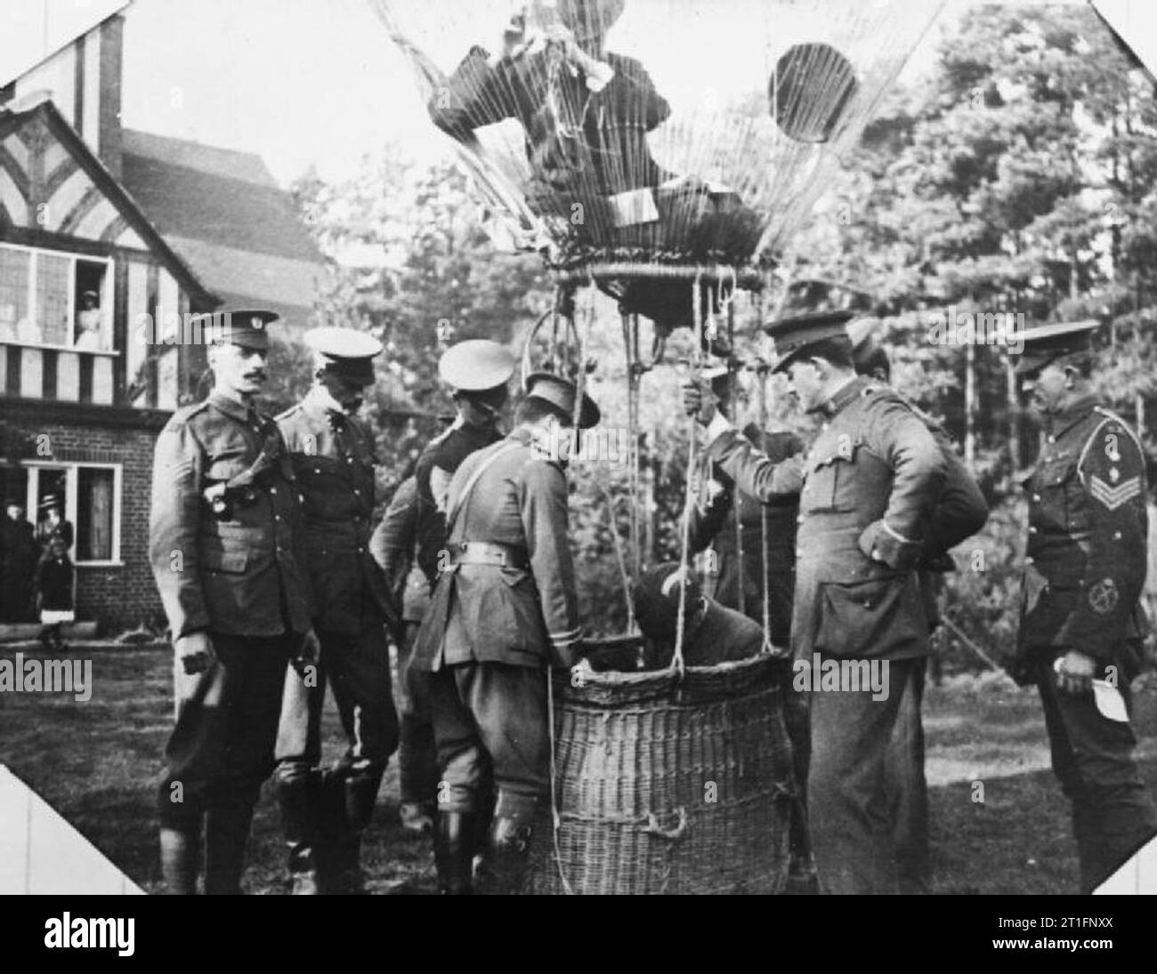 Aviation in Britain Before the First World War An observation balloon ...