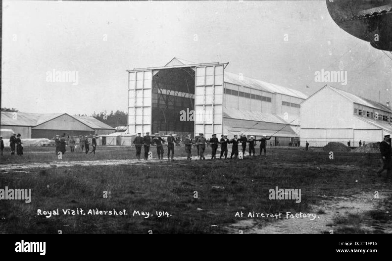 Aviation in Britain Before the First World War A line of mainly sailors ...