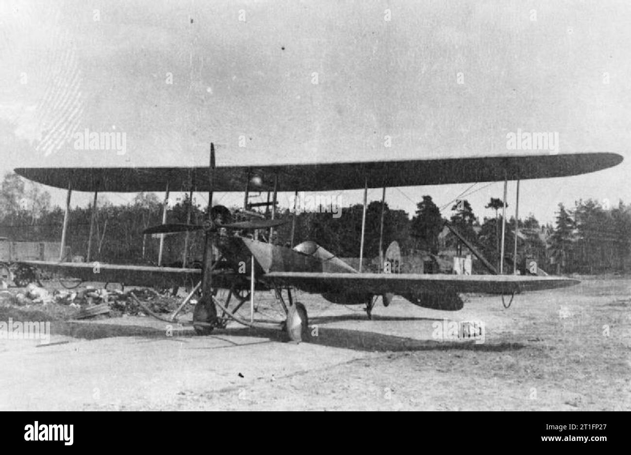 Aviation in Britain Before the First World War A BE 2 biplane on the ...