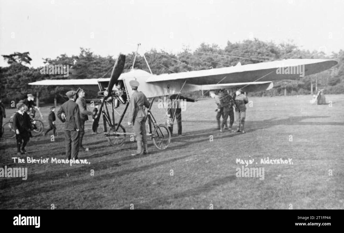 Aviation in Britain Before the First World War A Bleriot monoplane ...