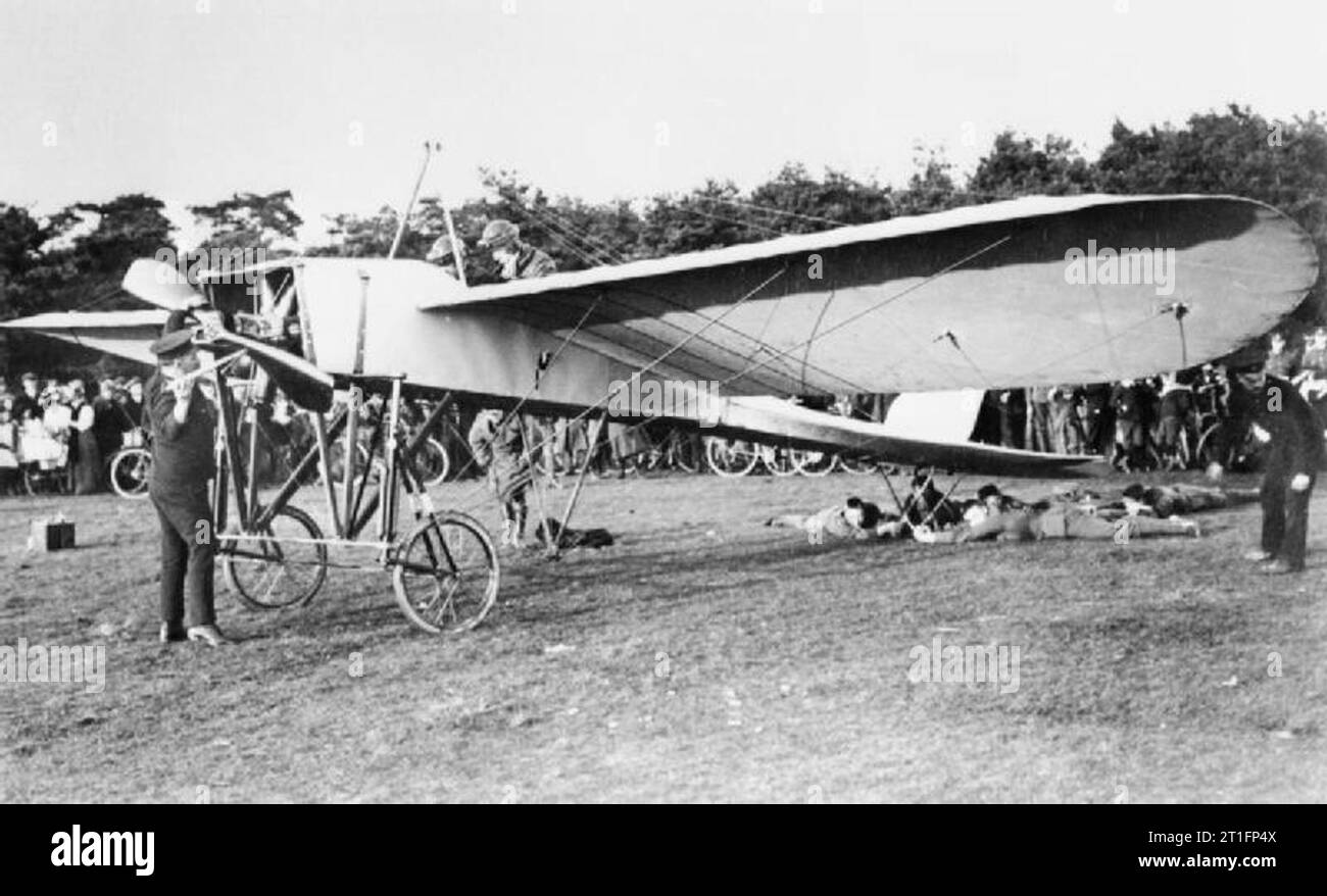 Aviation in Britain Before the First World War A Bleriot monoplane on ...