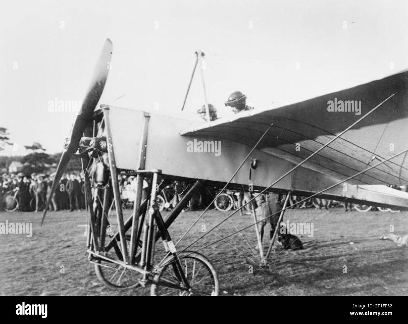 Aviation in Britain Before the First World War Medium close up view of ...