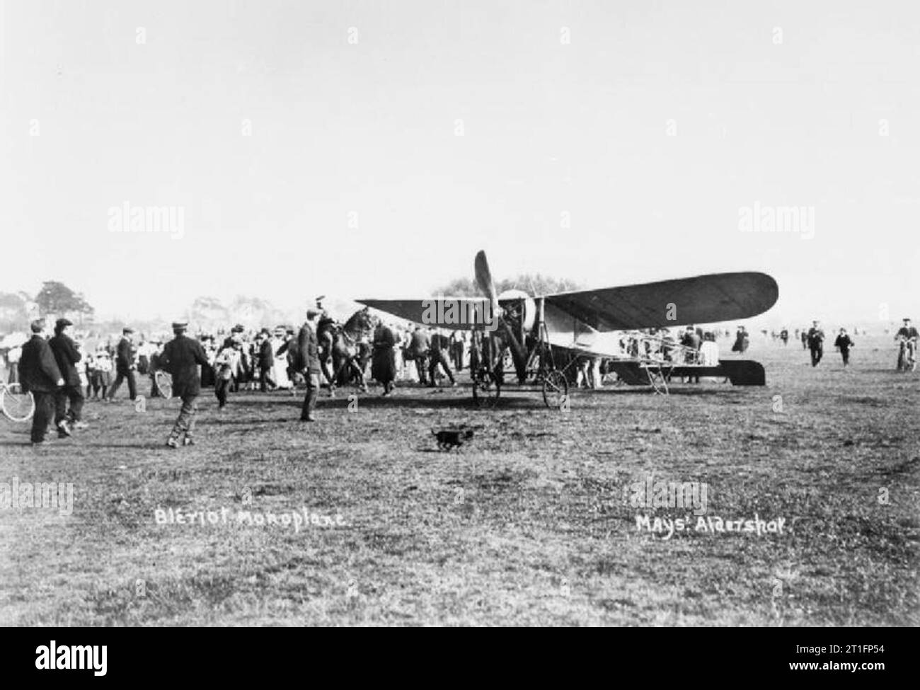 Aviation in Britain Before the First World War Bleriot monoplane on the ...