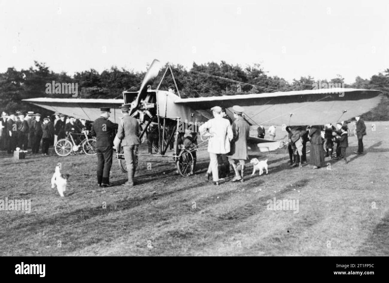 Aviation in Britain Before the First World War A Bleriot monoplane on ...