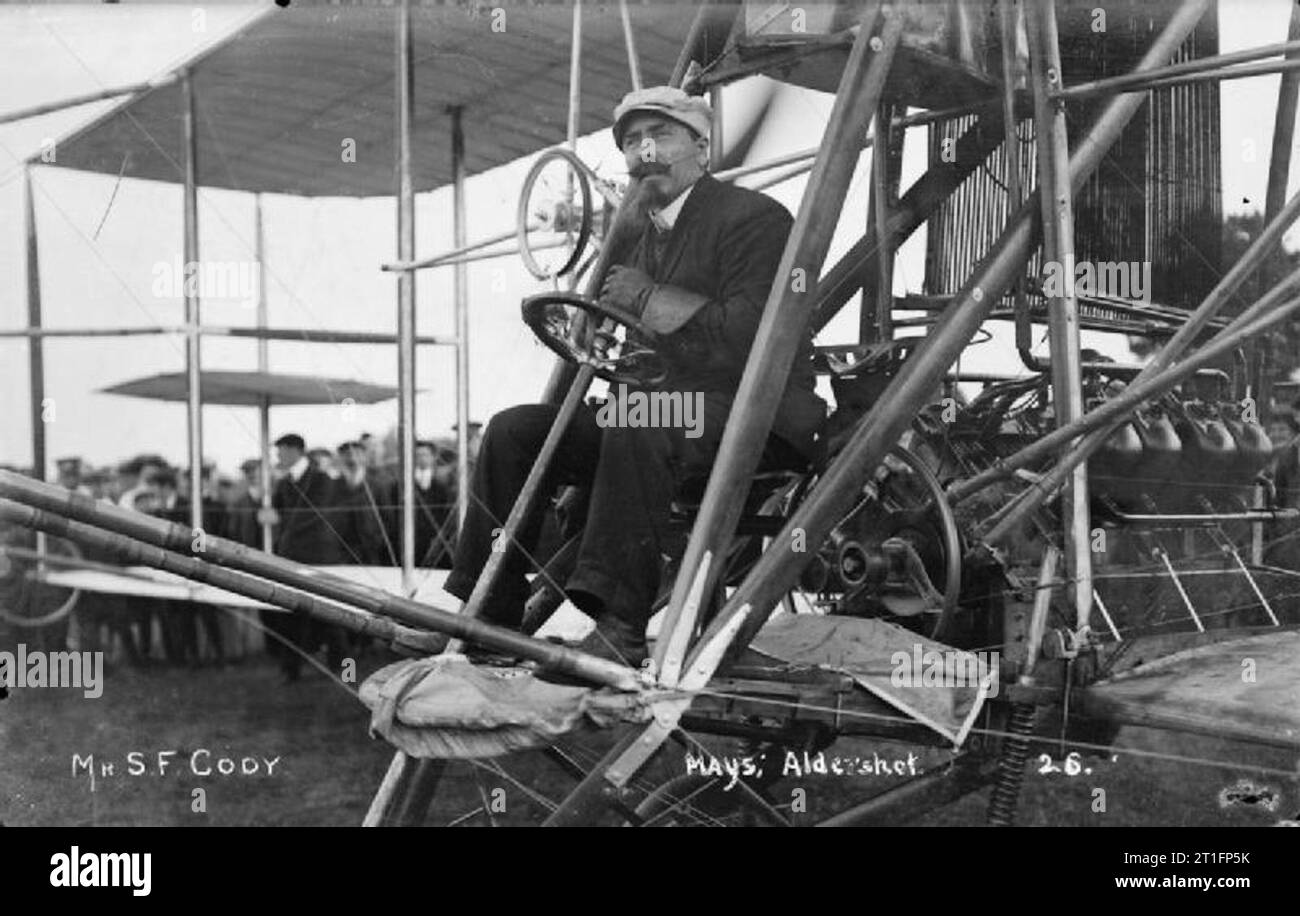 Aviation in Britain Before the First World War A close up of Cody at ...