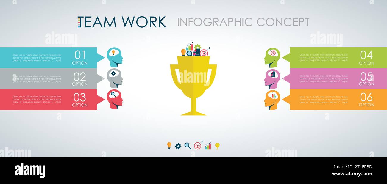 Info graphic teamwork. Business concept. Vector illustration Stock ...