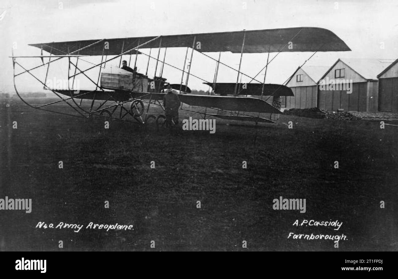 Aviation in Britain Before the First World War A Henri Farman pusher ...