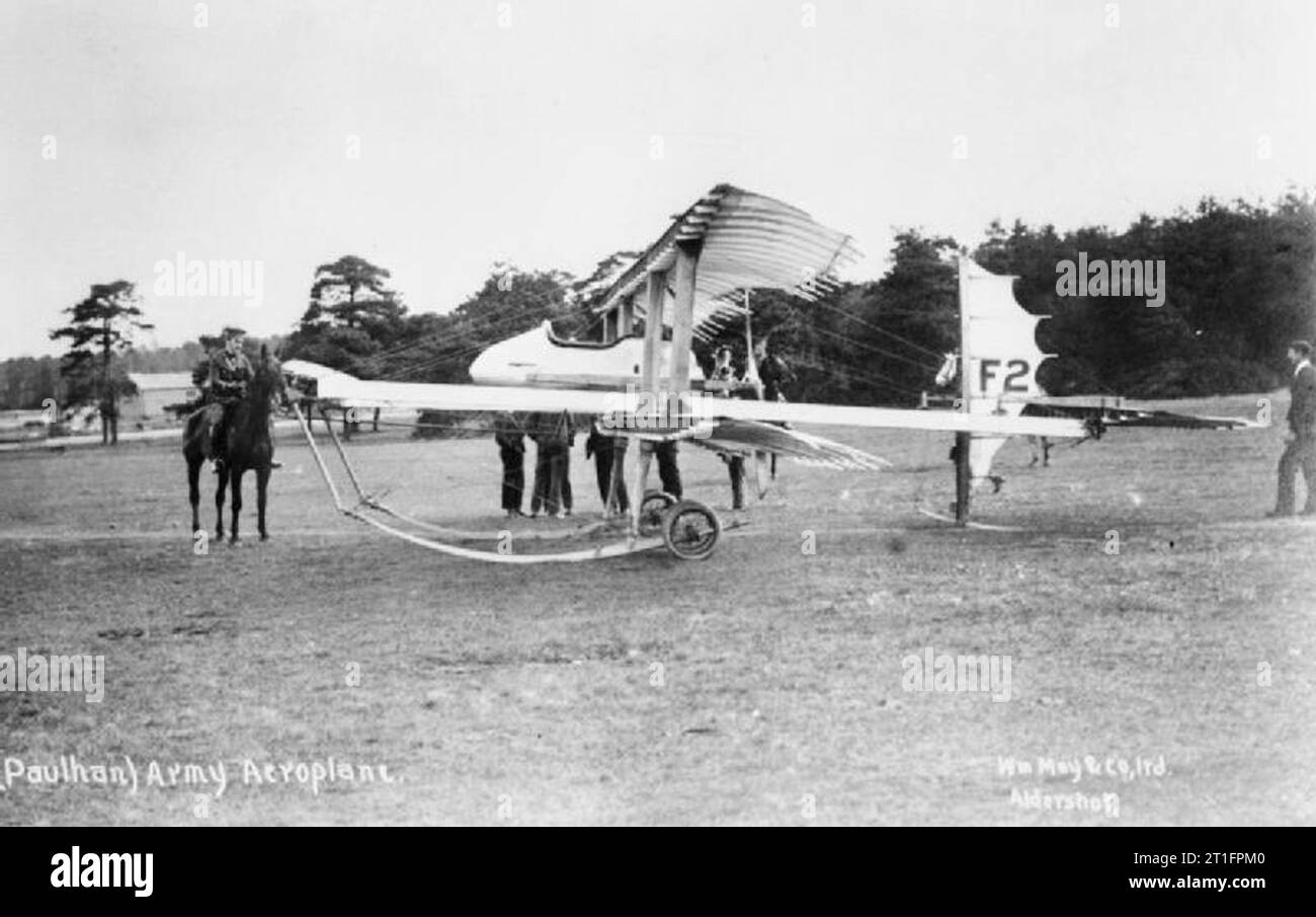 Aviation in Britain Before the First World War A Paulhan biplane on the ...