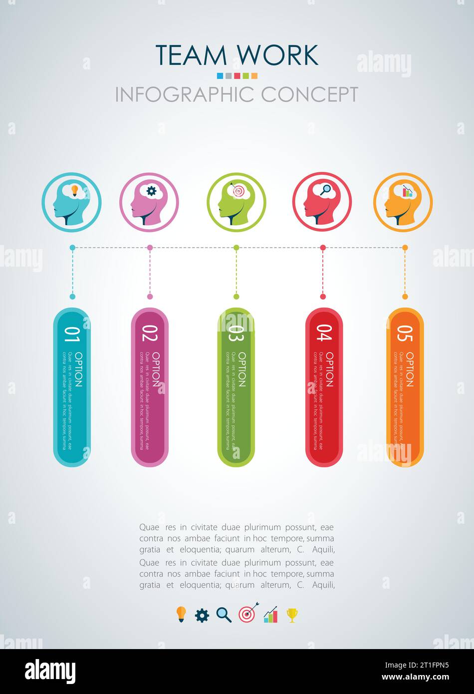 Info graphic teamwork. Business concept. Vector illustration Stock ...