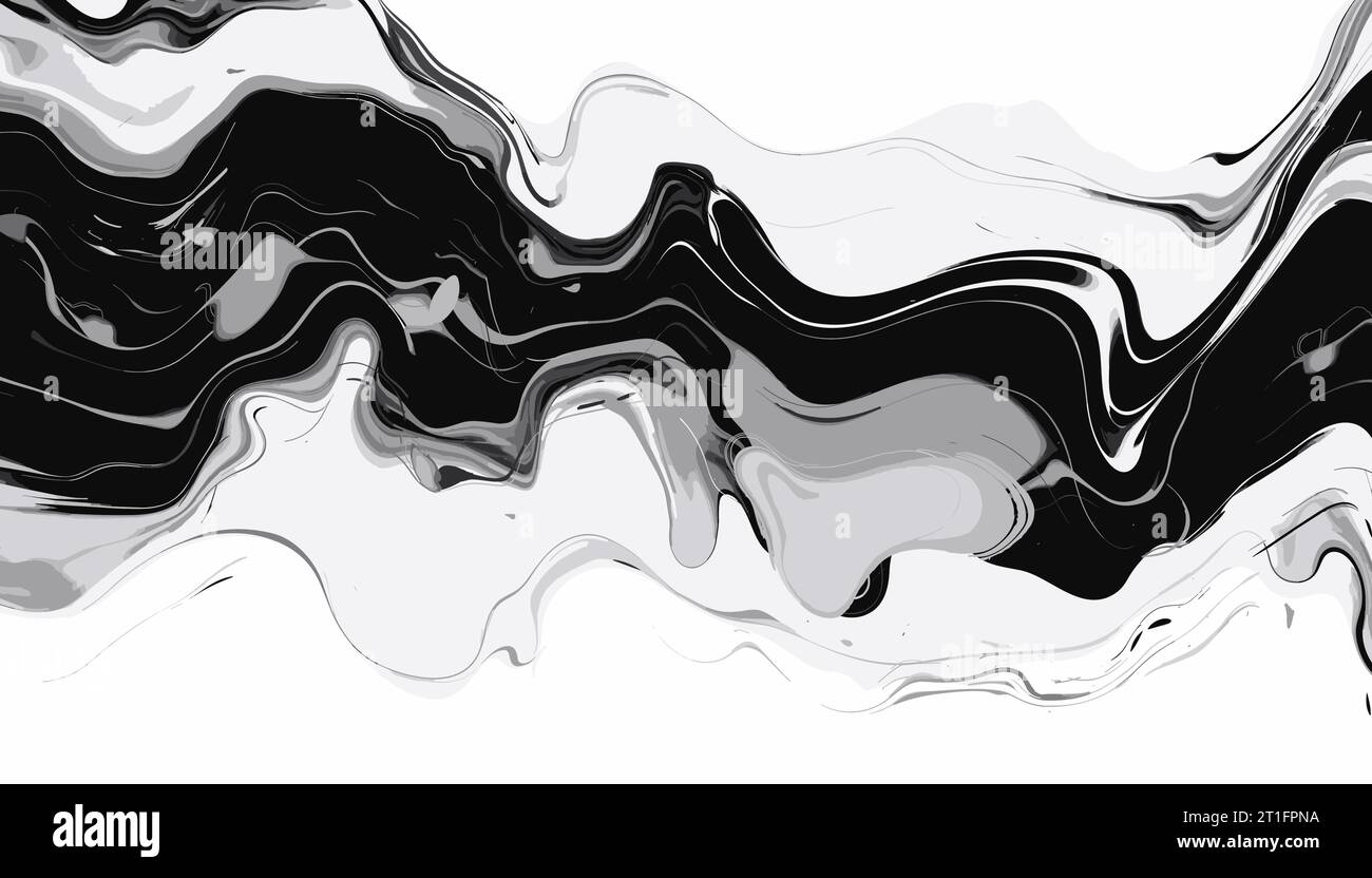 Abstract black marble texture, background pattern. Vector illustration ...