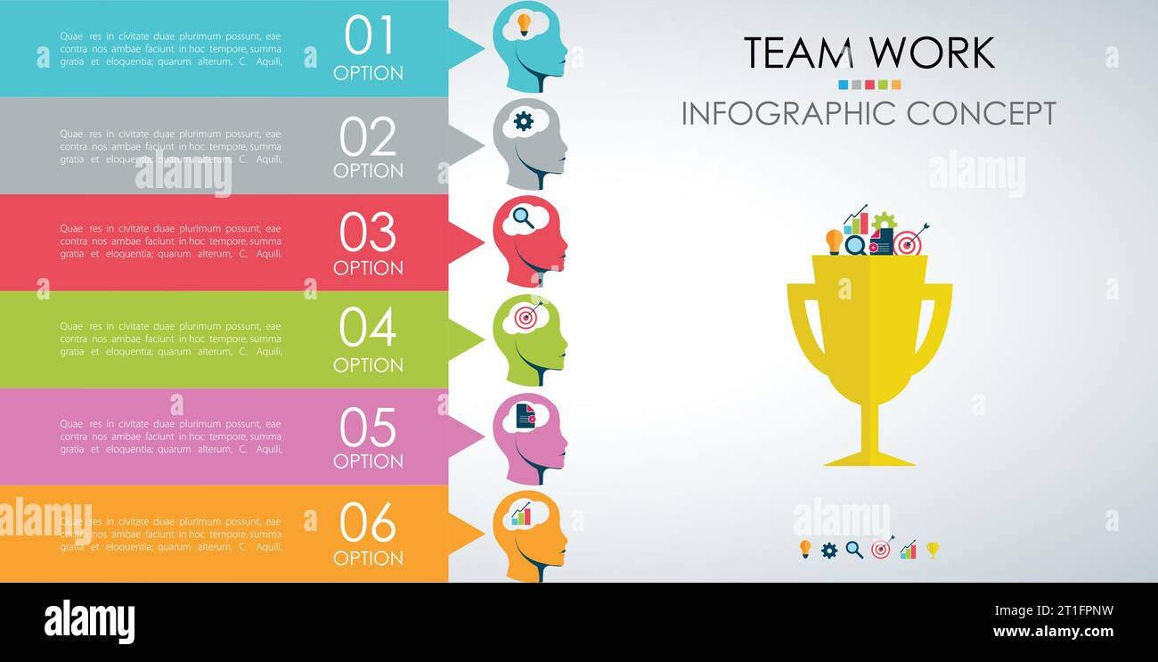 Info graphic teamwork. Business concept. Vector illustration Stock ...