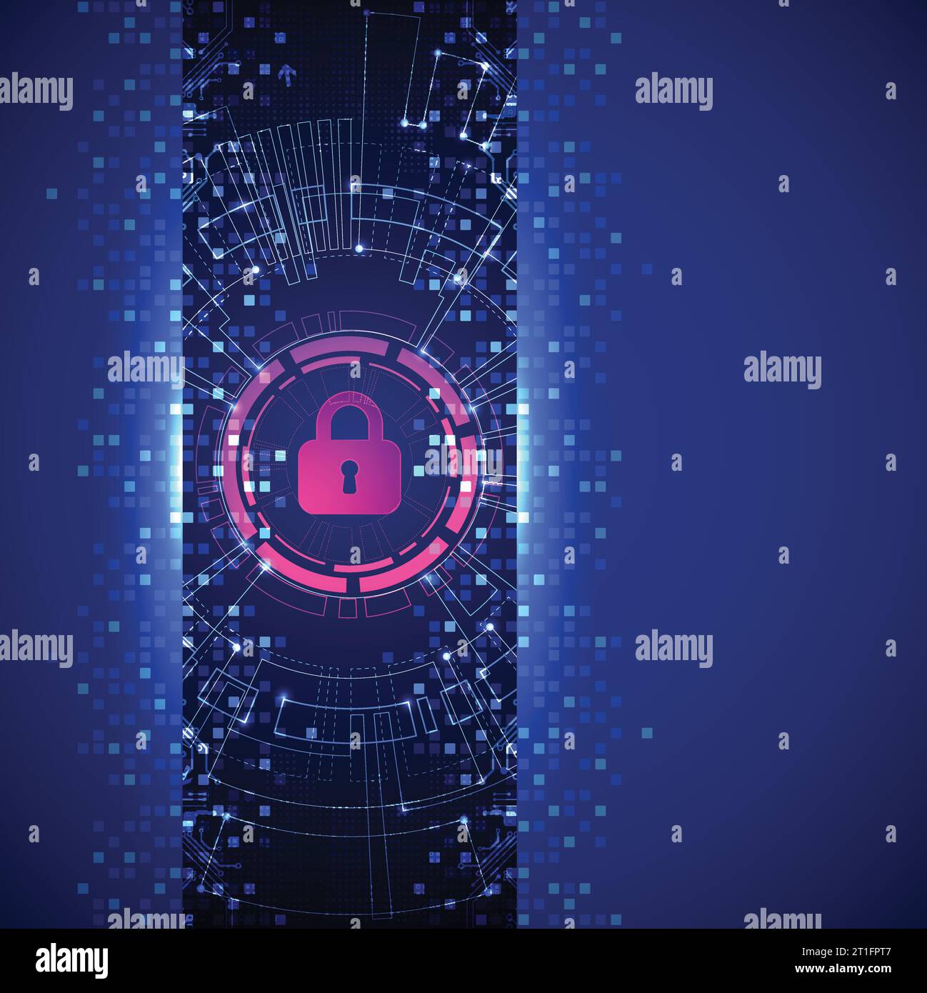 Protection concept. Protect mechanism, system privacy. Vector ...