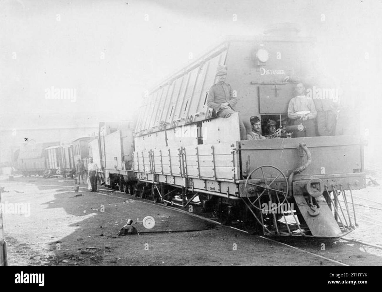 The Second Boer War, 1899-1902 No. 2 armoured train named 'Disturber ...