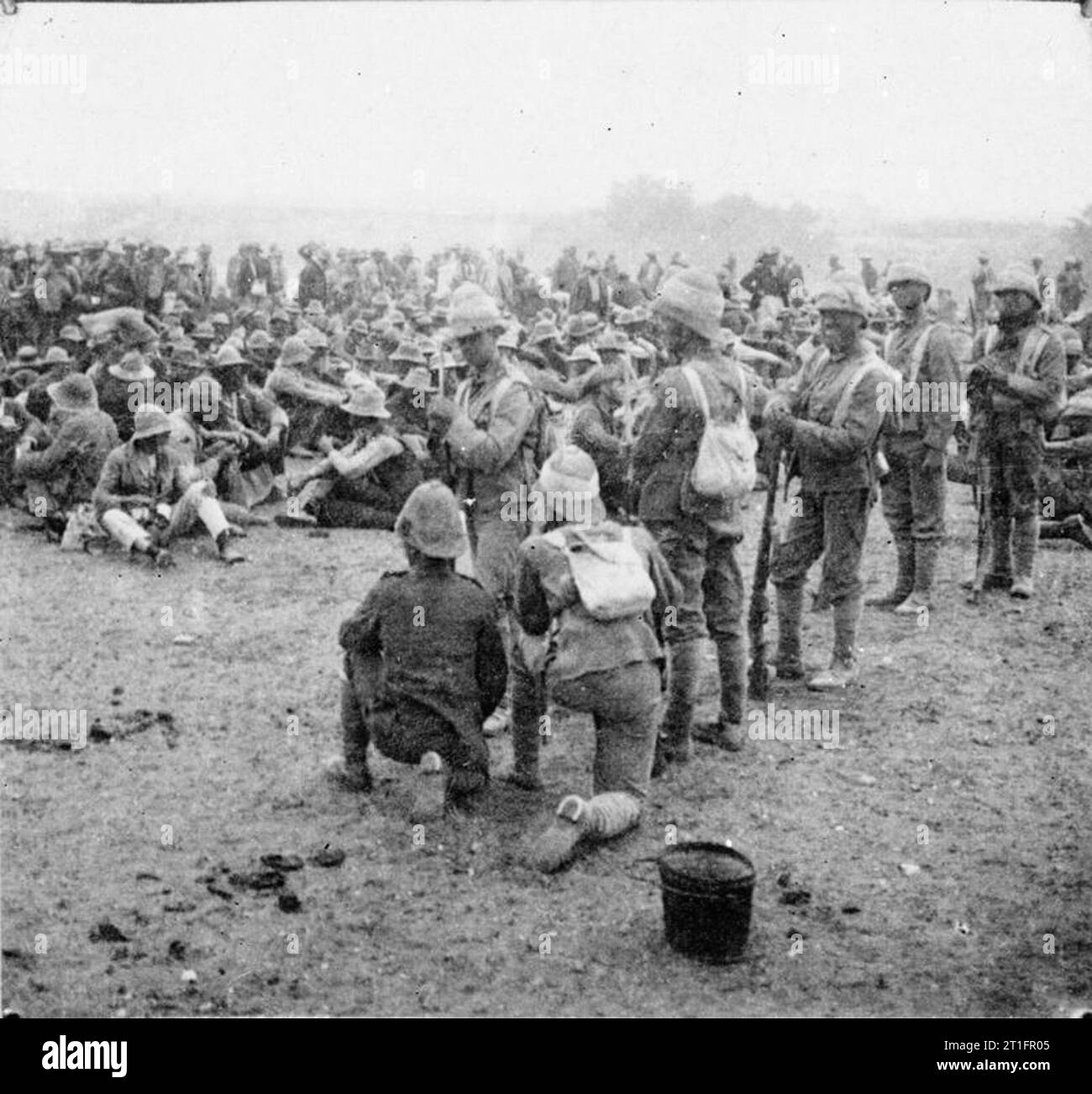 The Second Boer War, 1899-1902 The British infantry at rest Stock Photo ...
