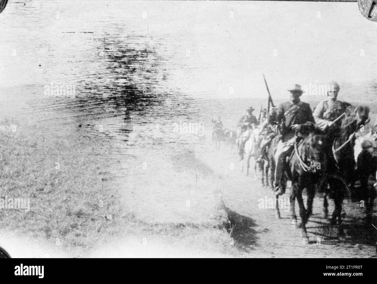 The Second Boer War, 1899-1902 Unit of the British cavalry on the move ...